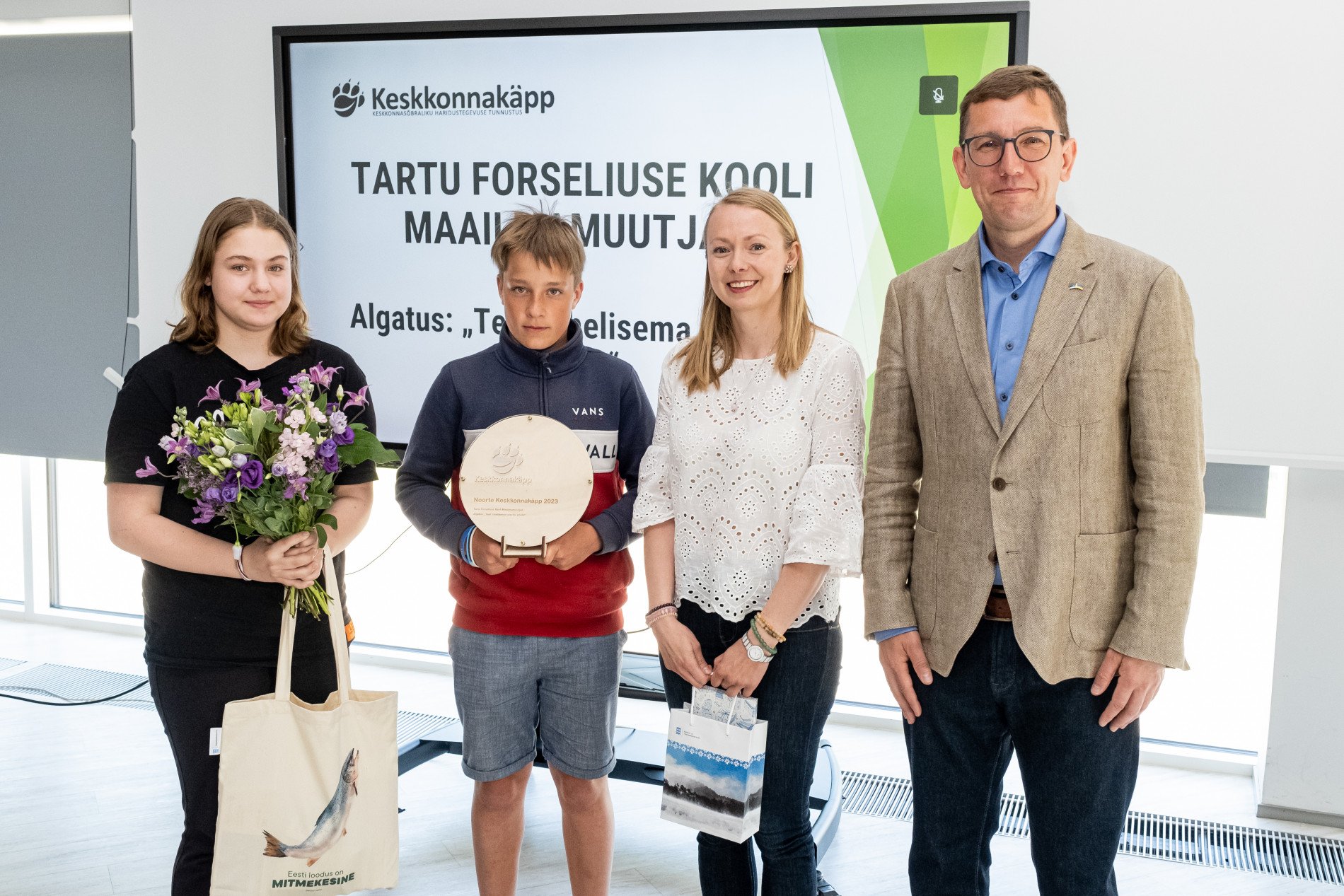 Noorte Keskkonnakäpp 2023 – Tartu Forseliuse Kooli Maailmamuutjad