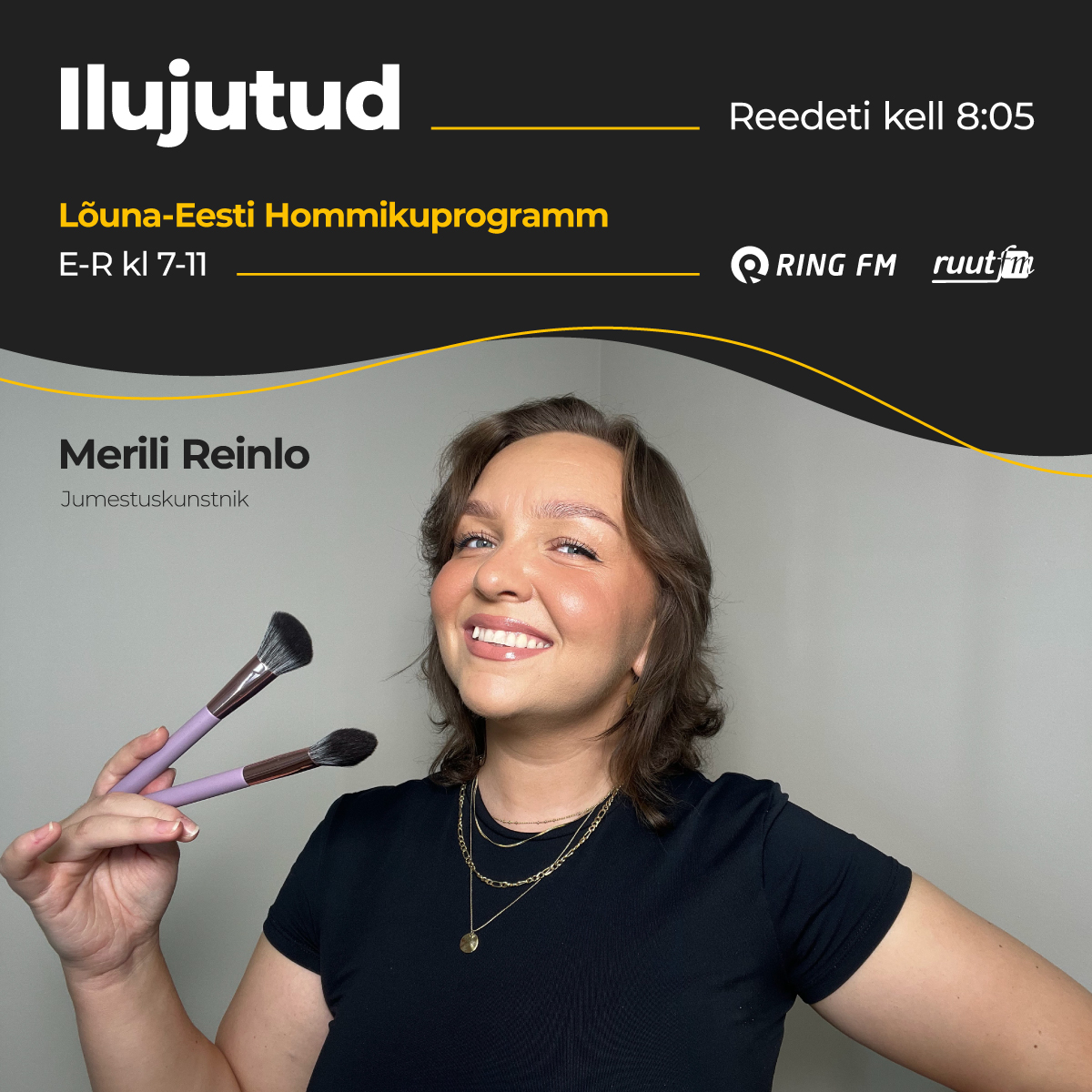 HOMMIKUINTERVJUU: MERILI REINLO, ILUJUTUD, 5 hädavajalikku meigitoodet